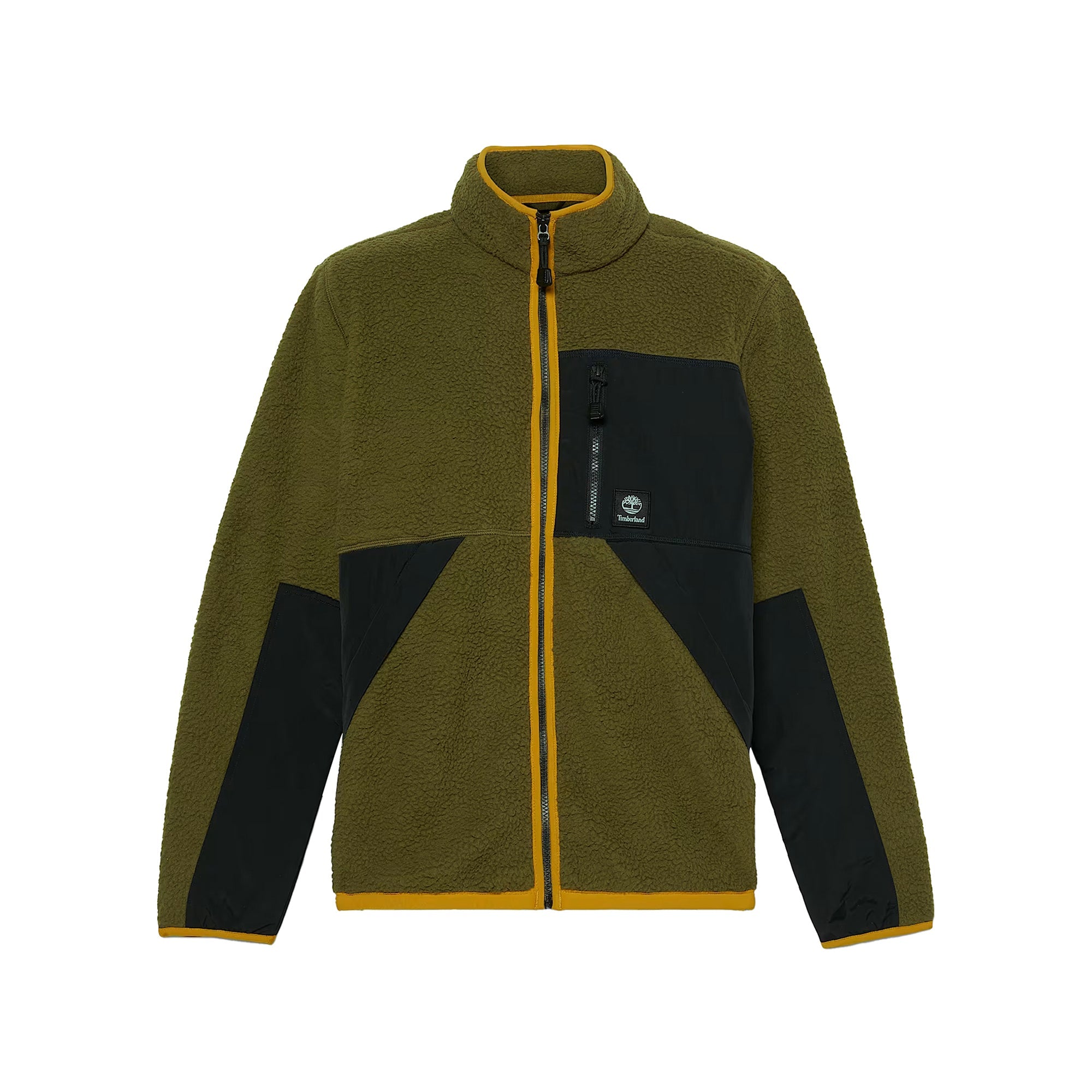 Men's Long Pile Fleece Jacket Green - Timberland | Old England